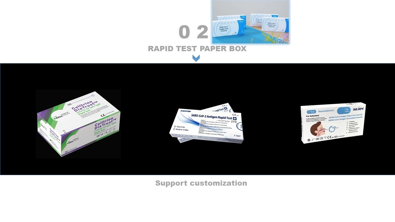 RAPID TEST PAPER BOX